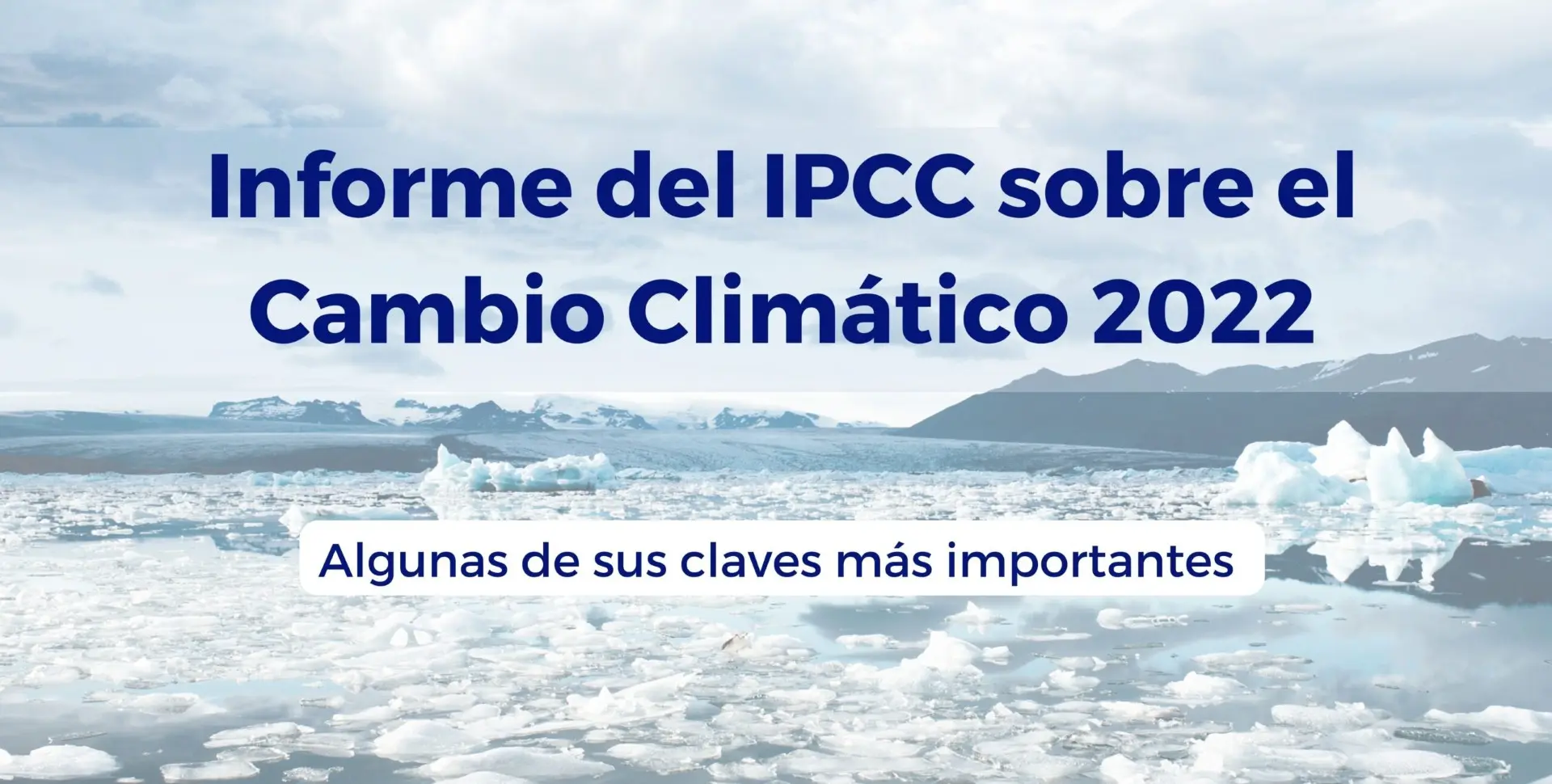 Nuevo informe del IPCC sobre el Cambio Climático 2022 | Colegio ...